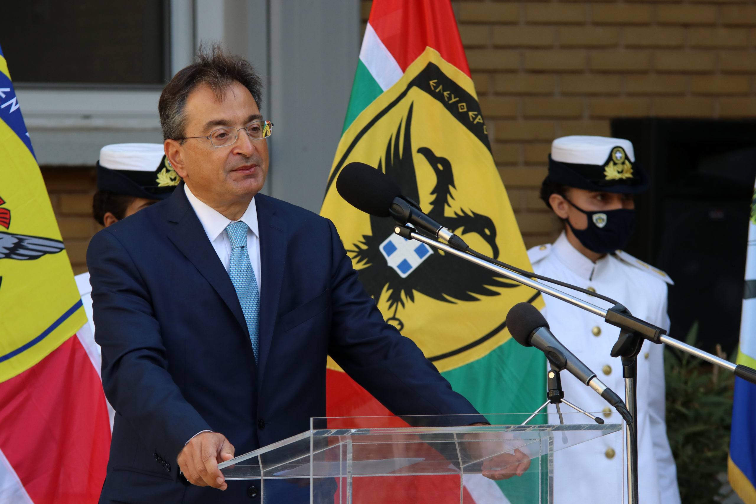 Inauguration Ceremony of a Renovated Company Building at the Military ...